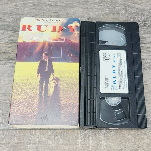 Unlisted | Media | Rudy Vhs 994 Closed Captioned Sean Astin Ned Beatty ...